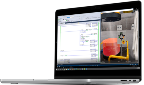 PLC training and simulation software